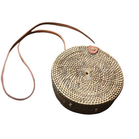None | Bags | Wickercrossbody Rattanwoven Purse | Poshmark